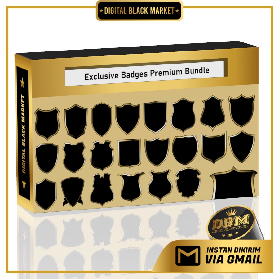 Jual Exclusive Badges Premium Bundle Vector Only | Shopee Indonesia