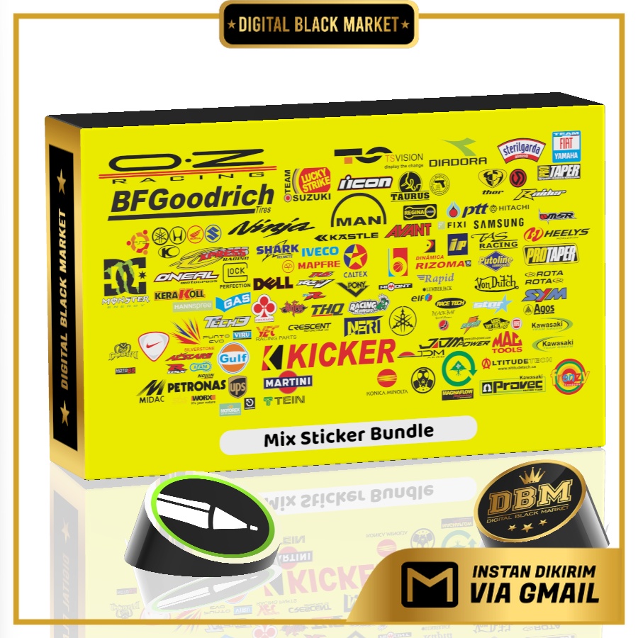 Jual ID27604 - Mix Sticker Bundle For CorelDraw CorelDraw | Shopee ...