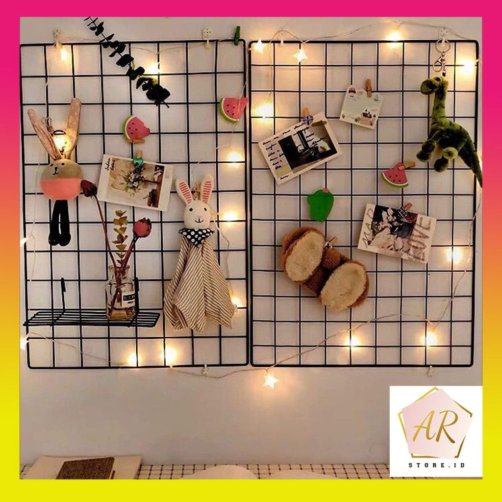 Jual HIJANG 52x35 WALL GRID Hiasan Dinding Dekorasi Kamar Aesthetic ...