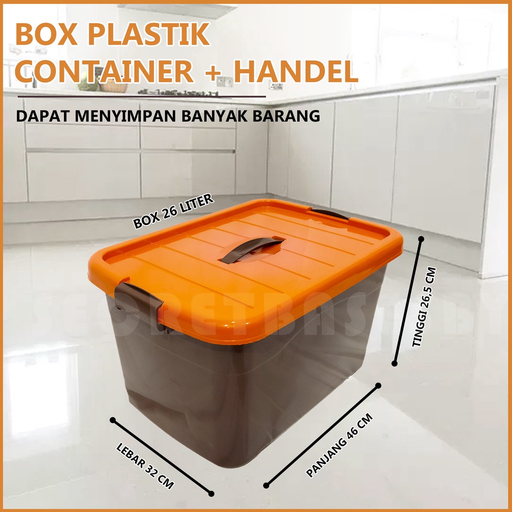 Jual BOX CONTAINER + HANDEL - Pegangan / Kotak Plastik / Box Plastik ...