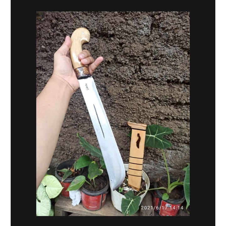 Jual GOLOK JUMBO FULLTANG MURAH BAJA ASLI SERBA GUNA TAJAM | Shopee ...