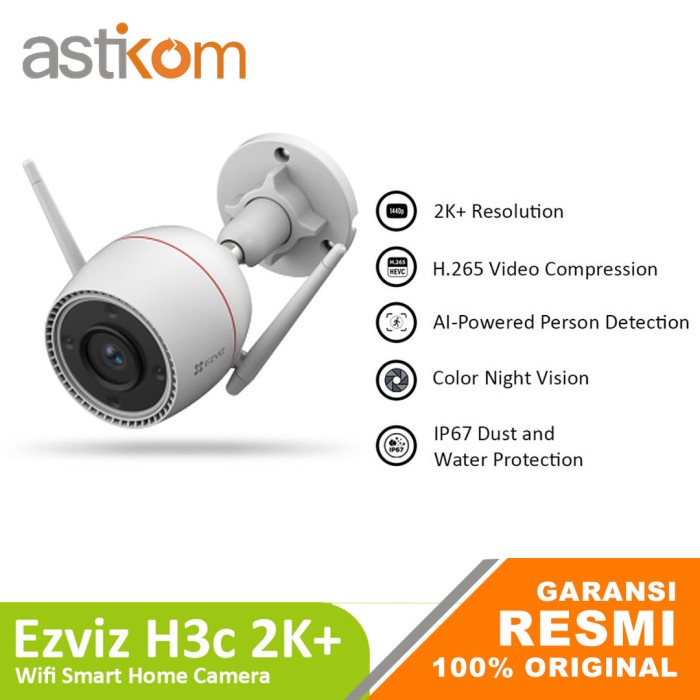 Jual CCTV Ezviz Smart Home Camera H3C 2MP 4MP 1080P 2K | Shopee Indonesia