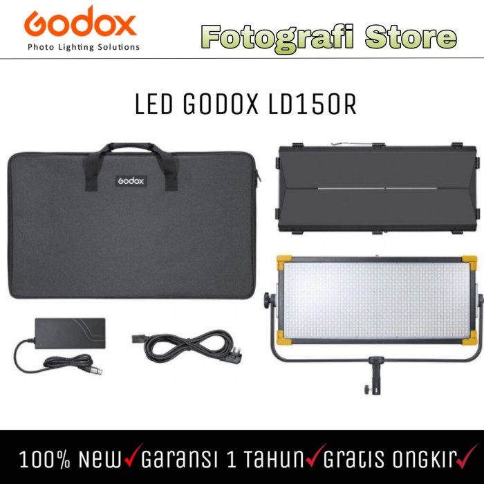 Jual Godox LD150R LED RGB PANEL Led video light Godox LD 150R Rgb ...