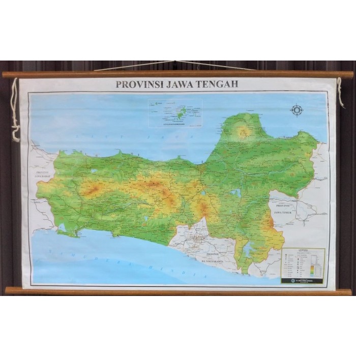 Jual Peta Provinsi Jawa Tengah lipat | Shopee Indonesia