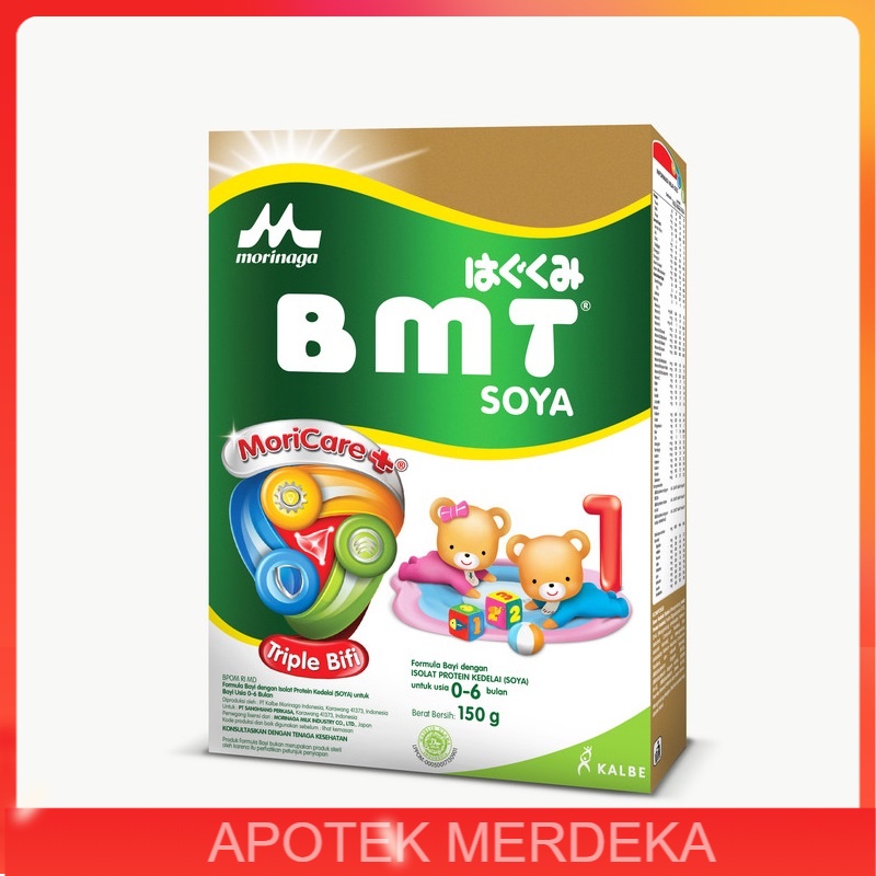 Jual Susu BMT Soya / Morinaga BMT Soya Tahap 1 untuk bayi baru lahir usia 0-6 bulan | Shopee ...