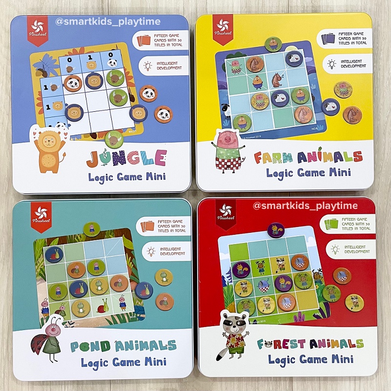 Jual Pinwheel Magnetic Logic Mini Game Level Up Mainan Edukasi Anak ...