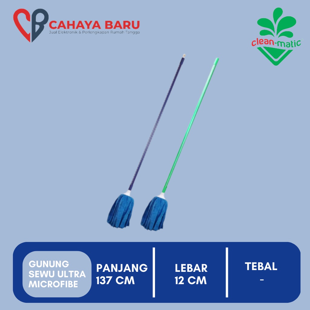 Jual CLEAN MATIC GUNUNG SEWU ULTRA MICROFIBE | Shopee Indonesia
