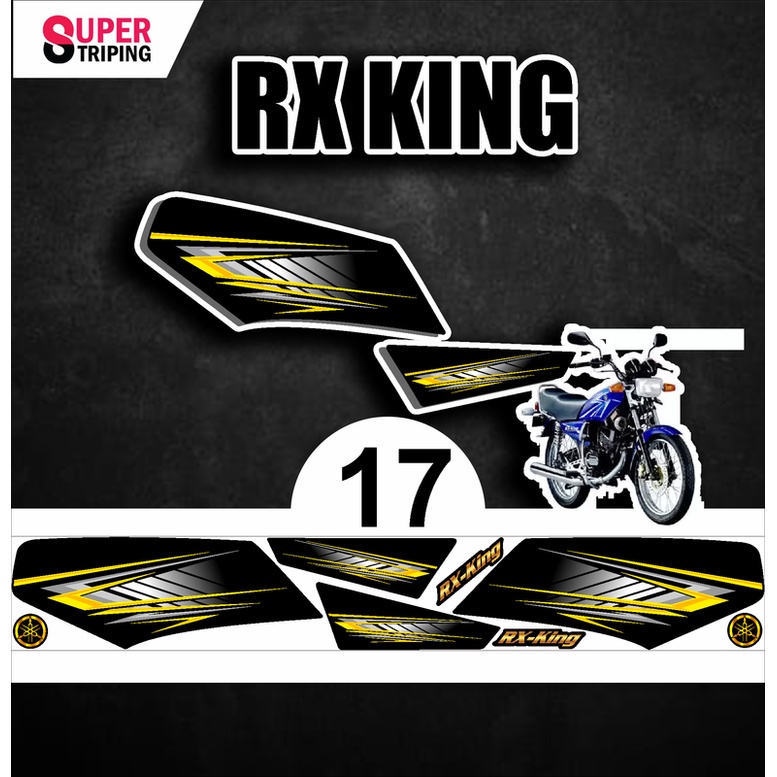Jual STICKER RX KING Varian 17 - Desain Striping List Lis Stiker ...
