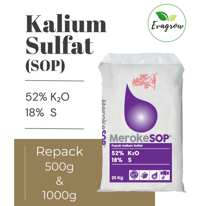 Jual Pupuk SOP / Kalium Sulphate / K2SO4 Repack | Shopee Indonesia
