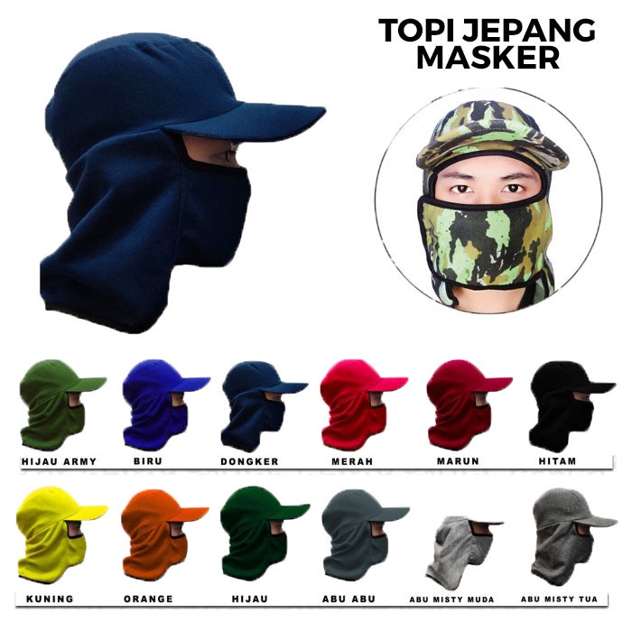 Jual TOPI JEPANG TOPI MASKER MANCING TOPI PROYEK TOPI KEBUN TOPI PETANI ...