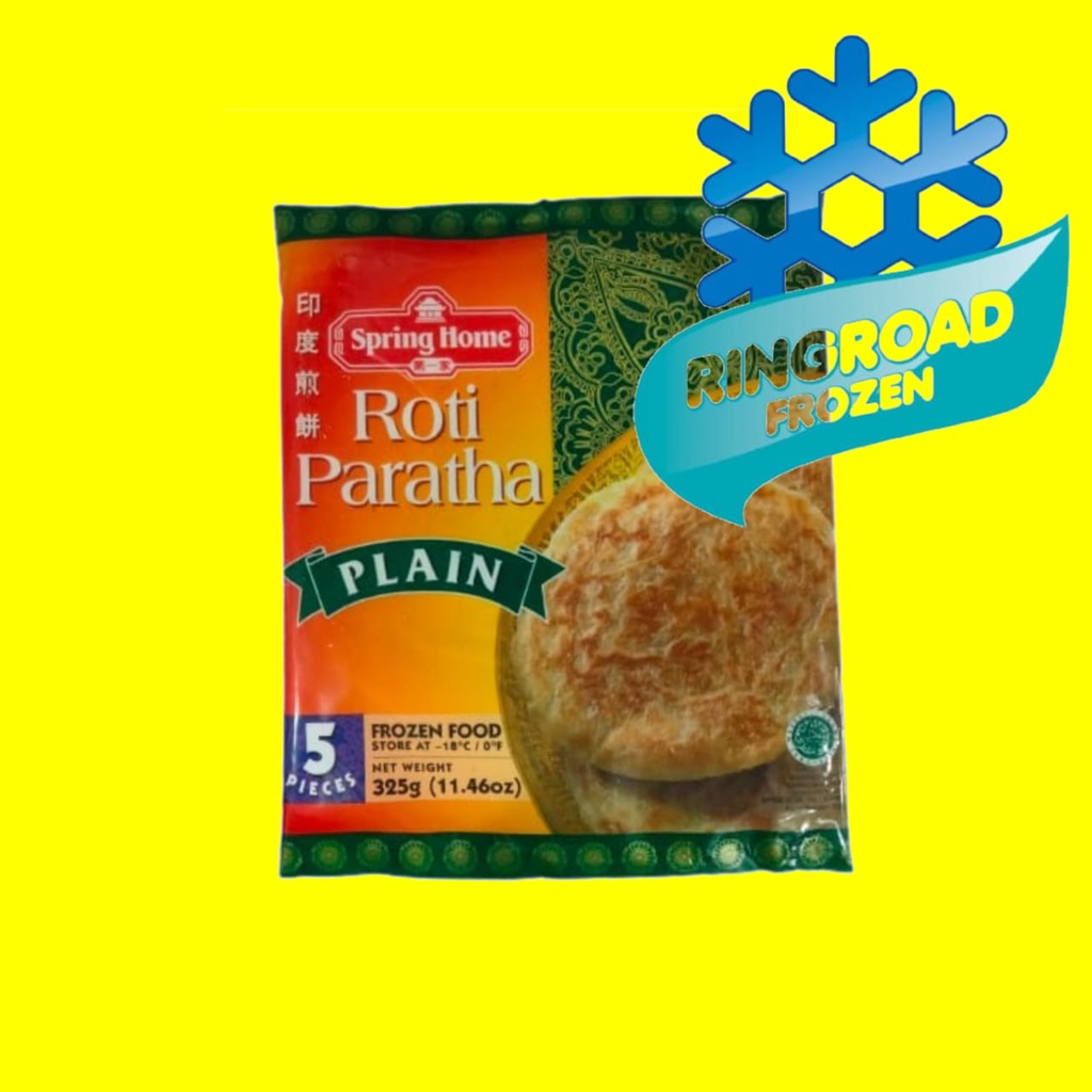 Jual SPRING HOME ROTI PARATHA PLAIN 325 GR - 5 PCS | Shopee Indonesia
