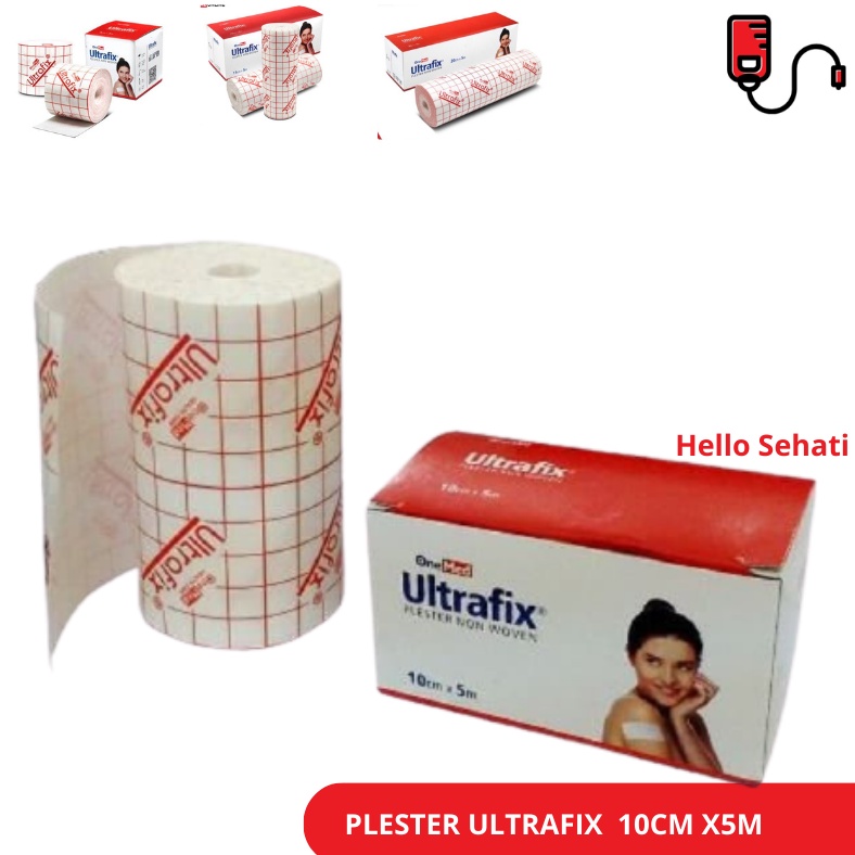 Jual Plester Onemed Ultrafix Plesterin Penutup Luka 10 cm x 5m Perban Non Woven | Shopee Indonesia