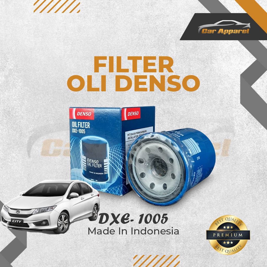 Jual Denso DXE 1005 Filter Oli CITY OIi filter Denso | Shopee Indonesia