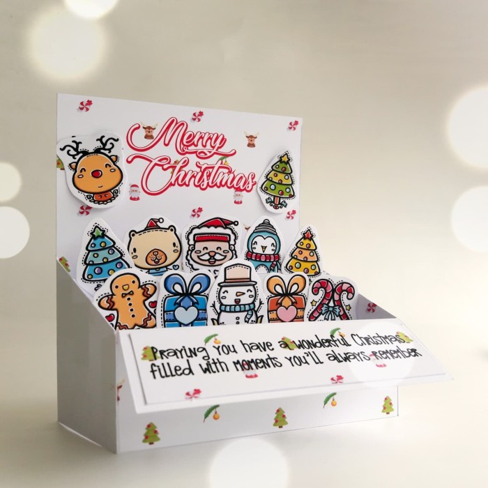 Jual NEW! POP UP WIDE BOX CHRISTMAS KADO HADIAH NATAL UNIK KARTU UCAPAN ...