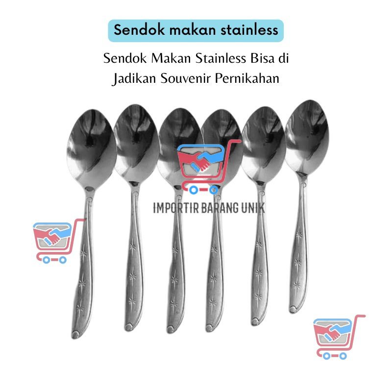 Jual IMB -D113- SENDOK MAKAN 1PCS - SENDOK STAINLESS STEEL PER PCS ...