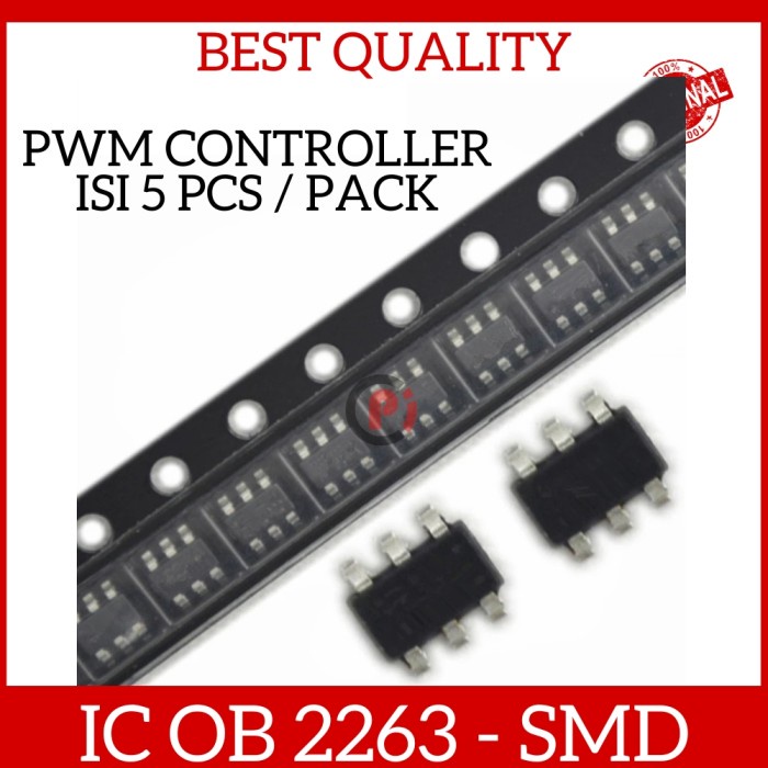 Jual Isi 5 Pcs IC SMD OB2263 OB 2263 OB2263MP PWM Controller Current ...