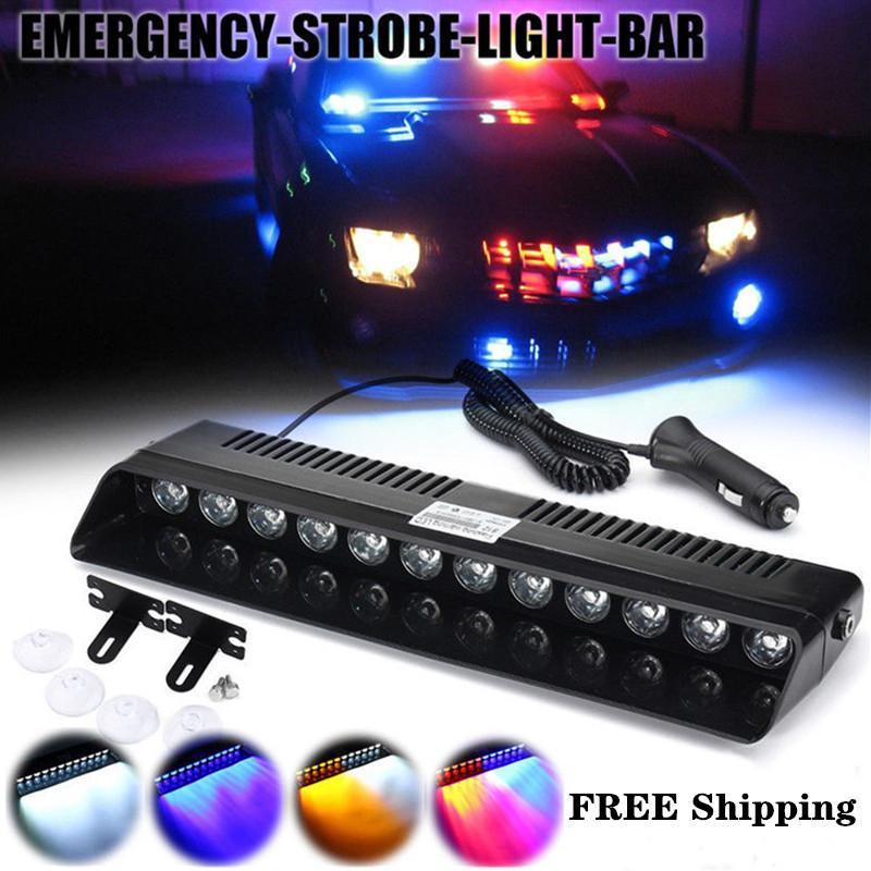 Jual 12 Leds DC12V Mobil Depan dan Belakang Gear Warning Flashing Light ...