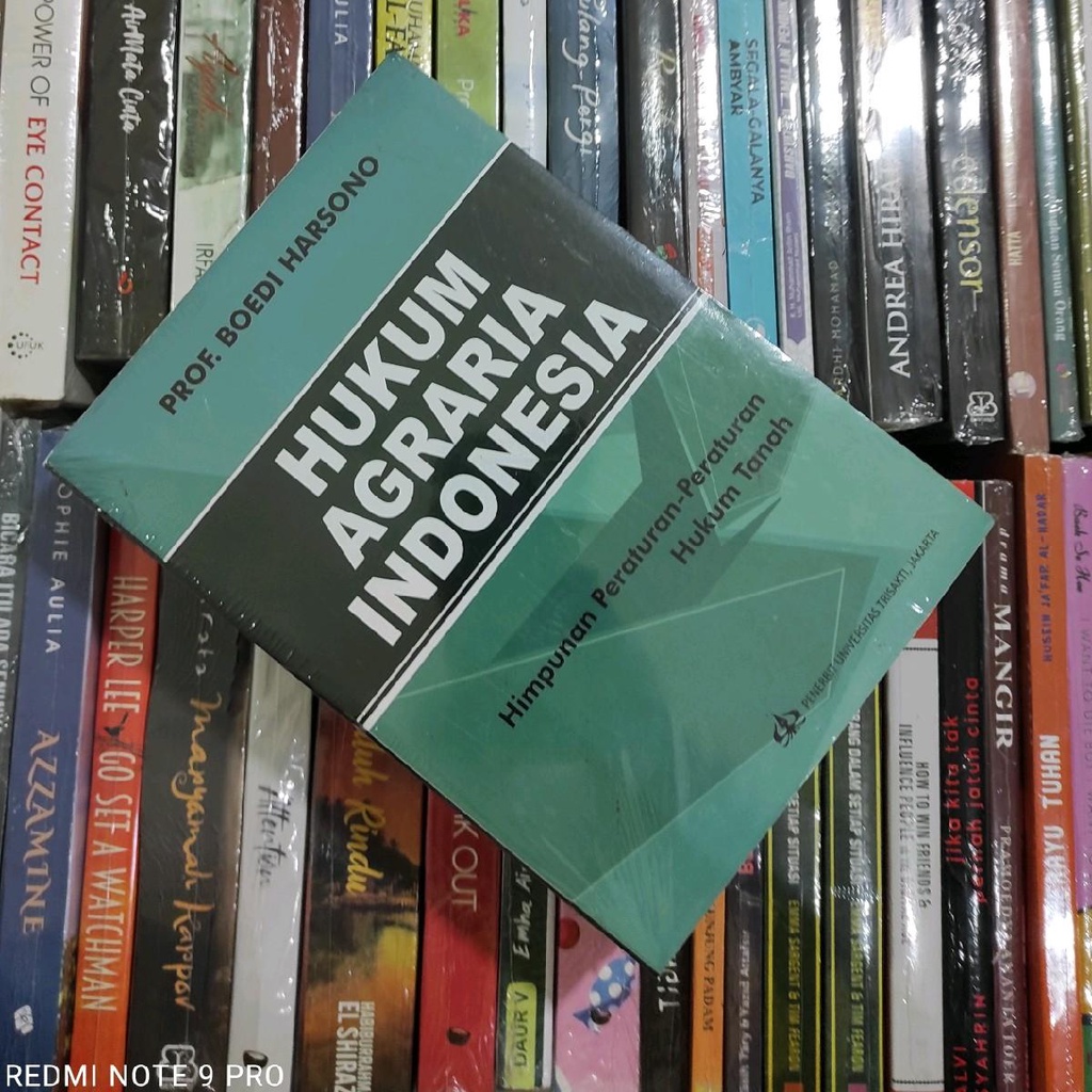 Jual Hukum agraria himpunan peraturan-peraturan hukum tanah by boedi ...