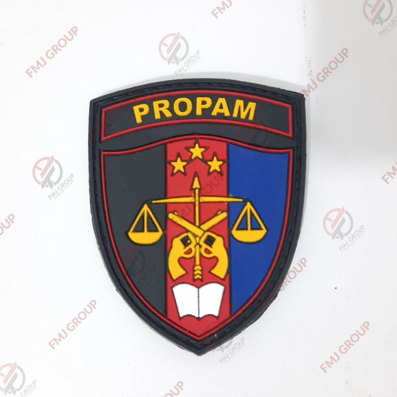 Jual Emblem Patch Rubber Logo PROPAM Velcro Perekat | Shopee Indonesia