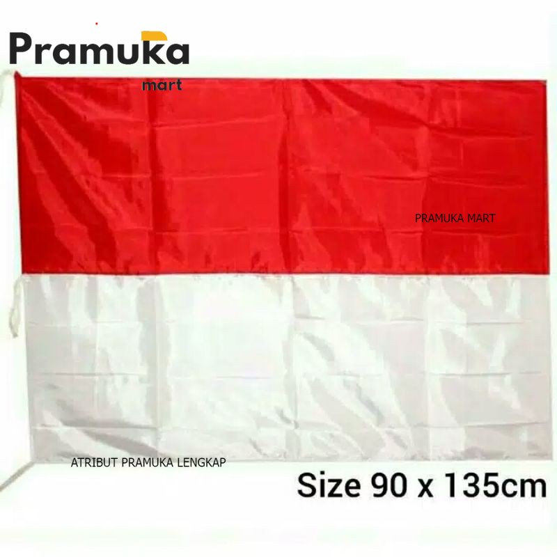 Jual Atribut Bendera merah putih 90x135cm bijian Jawa Tengah | Shopee ...
