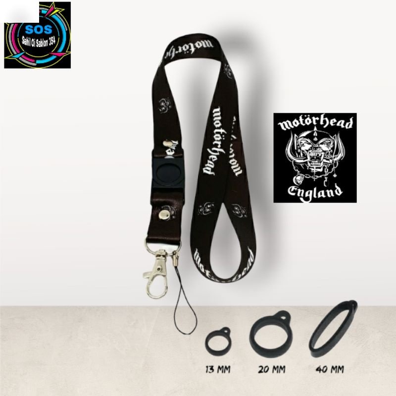 Jual Tali Lanyard MOTORHEAD BAND METAL GANTUNGAN KUNCI/GANTUNGAN ID ...