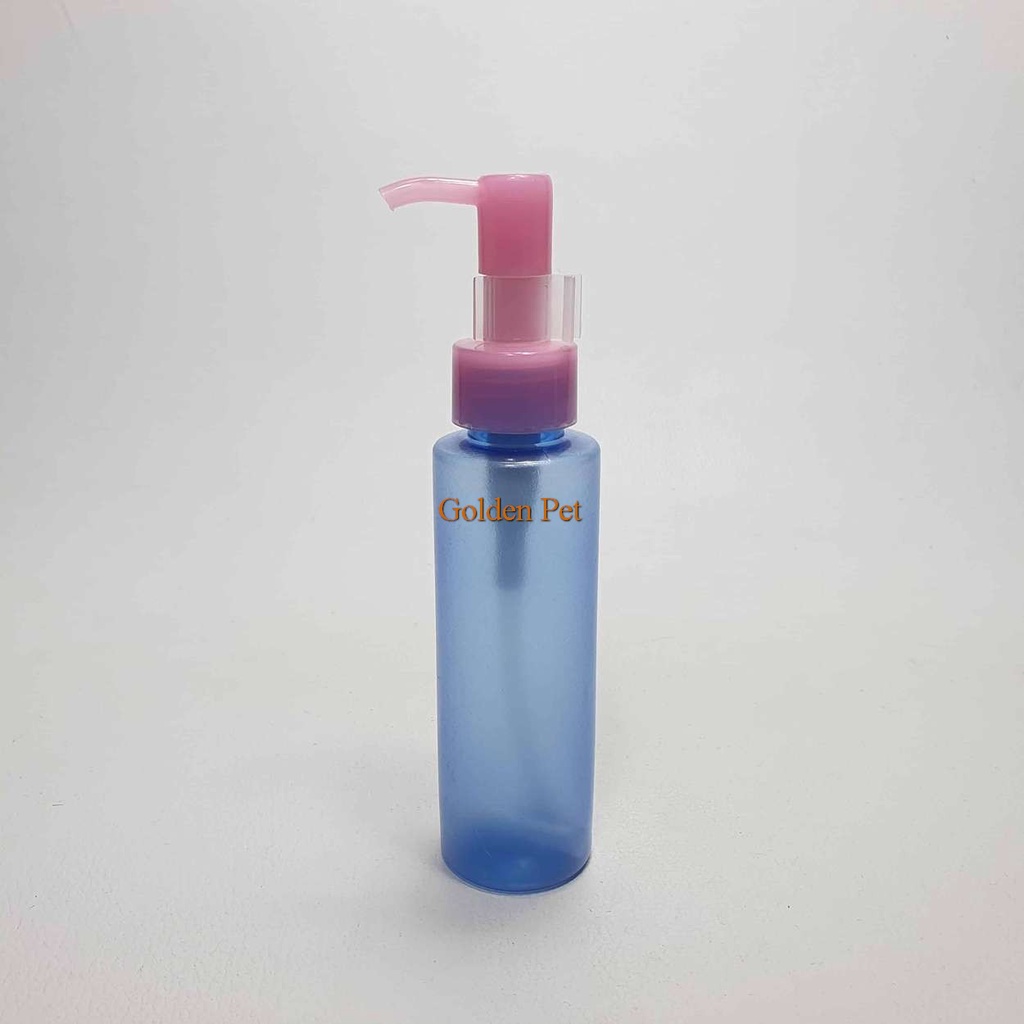 Jual Botol Pet 100 Ml Rf Panjang Biru Frossted Pump Lotion Stick Plastik / Botol Plastik / Botol ...
