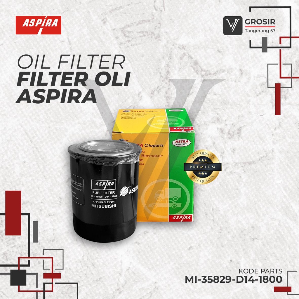 Jual FUEL FILTER SOLAR ATAS FUSO PS190 FIGHTER FM ASPIRA MI-35829-D14 ...