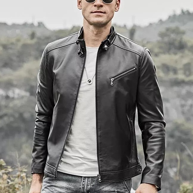 Jual jaket kulit asli garut terbaru/ jaket kulit asli motor touring ...