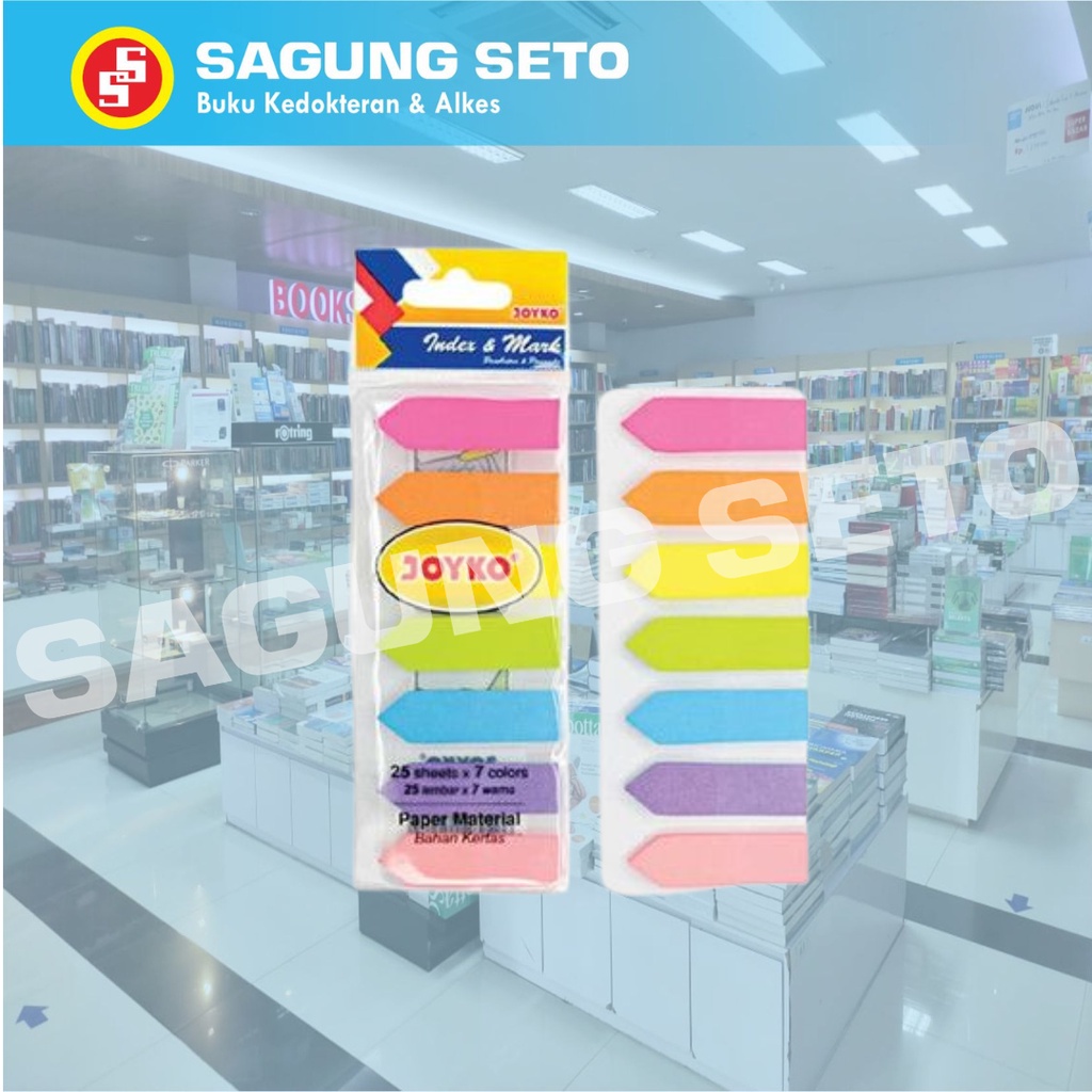 Jual INDEX & MEMO IM-33 (KERTAS,PANAH) / PENANDA PEMBATAS MEMO STICK ...