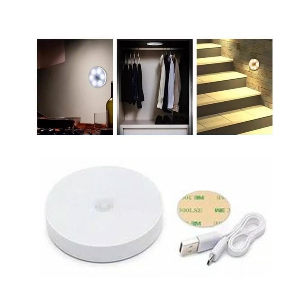 Jual Lampu LED Sensor Gerak Otomatis Rechargeable / Lampu Led Sensor ...