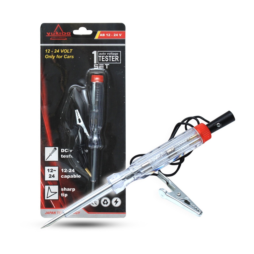 Jual OBENG TESTPEN KABEL DC / TESPEN KABEL AKI DC / TEST PEN MOBIL ...