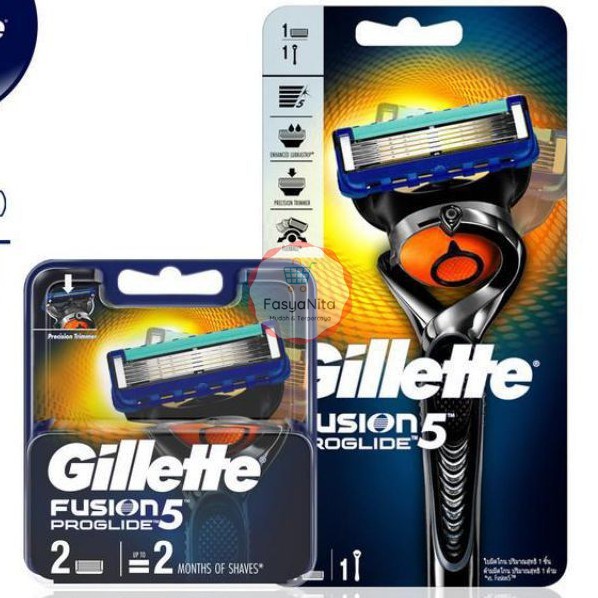 Jual Gillette Alat Cukur Fusion Proglide Razor Pisau Cukur Isi Ulang ...