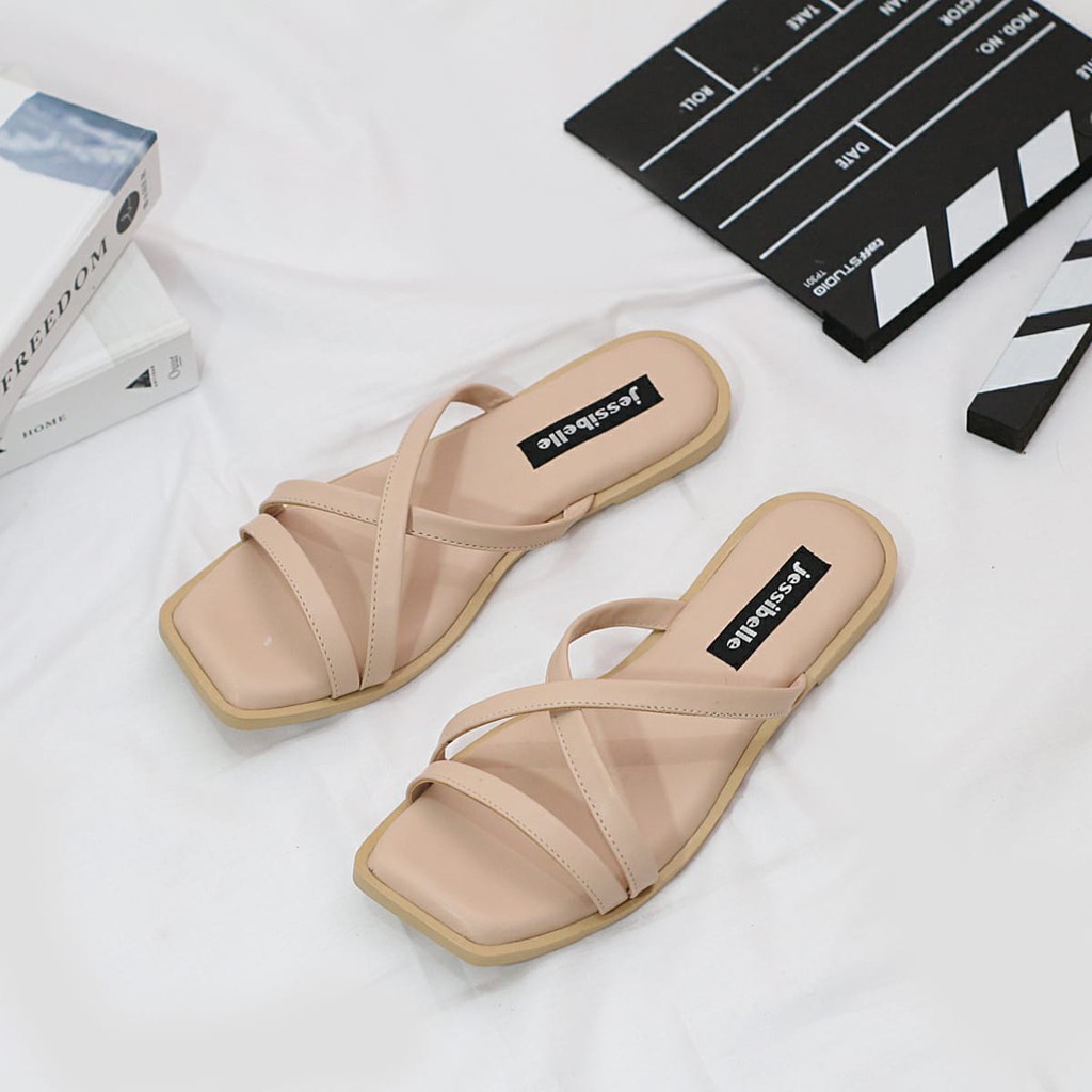 Jual JESSIBELLE SANDAL FLAT WANITA JS 01 | Shopee Indonesia