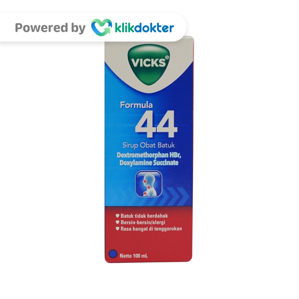 Jual Vicks F44 Sirup 100ml | Shopee Indonesia