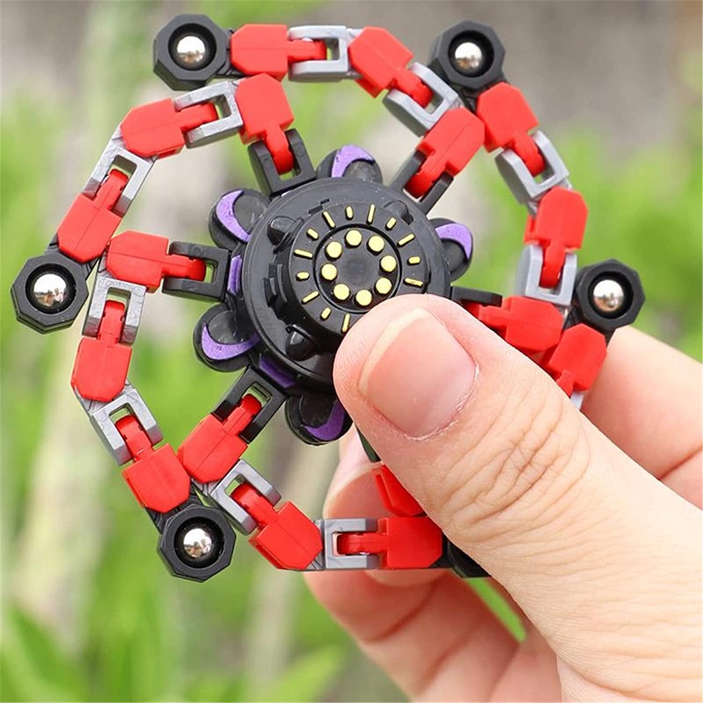 Jual Mainan Fidget Spinner Robot Transform Deformation - Fingertip ...