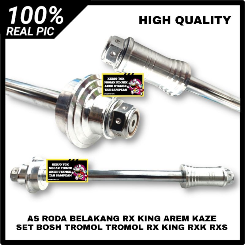 Jual AS RODA BELAKANG RX KING ARM KAZE TROMOL YAMAHA RX KING RXK RXS ...
