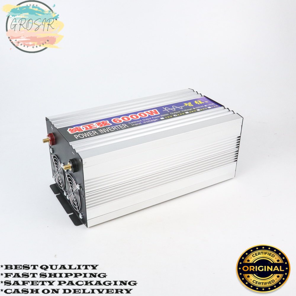 Jual [BAYAR DITEMPAT] SHUNYIMA Pure Sine Wave Car Power Inverter DC 24V ...