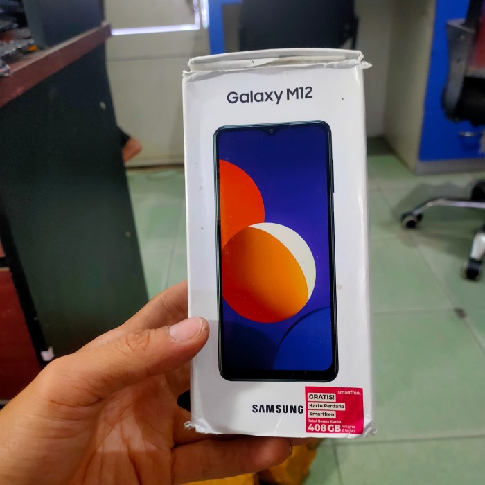 Jual dus samsung m12 original kardus samsung m12 | Shopee Indonesia
