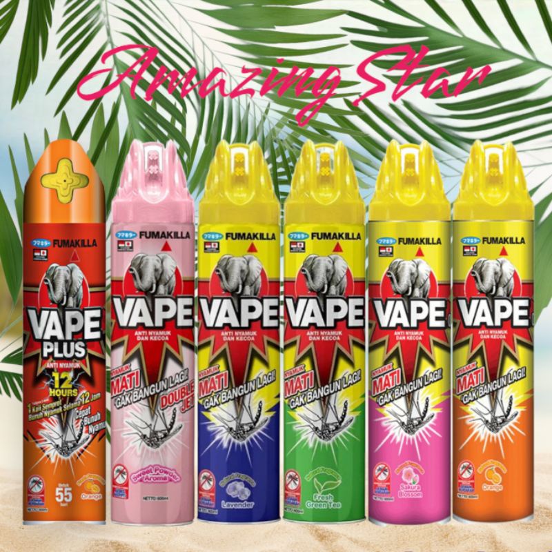 Jual Vape Aerosol Anti Nyamuk dan Kecoa 600ml | Shopee Indonesia