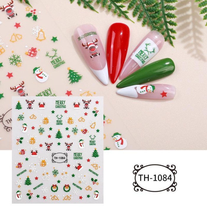 Jual Sq- Stiker Kuku Timbul Nail Art Sticker DIY Decor Japanese/korean ...