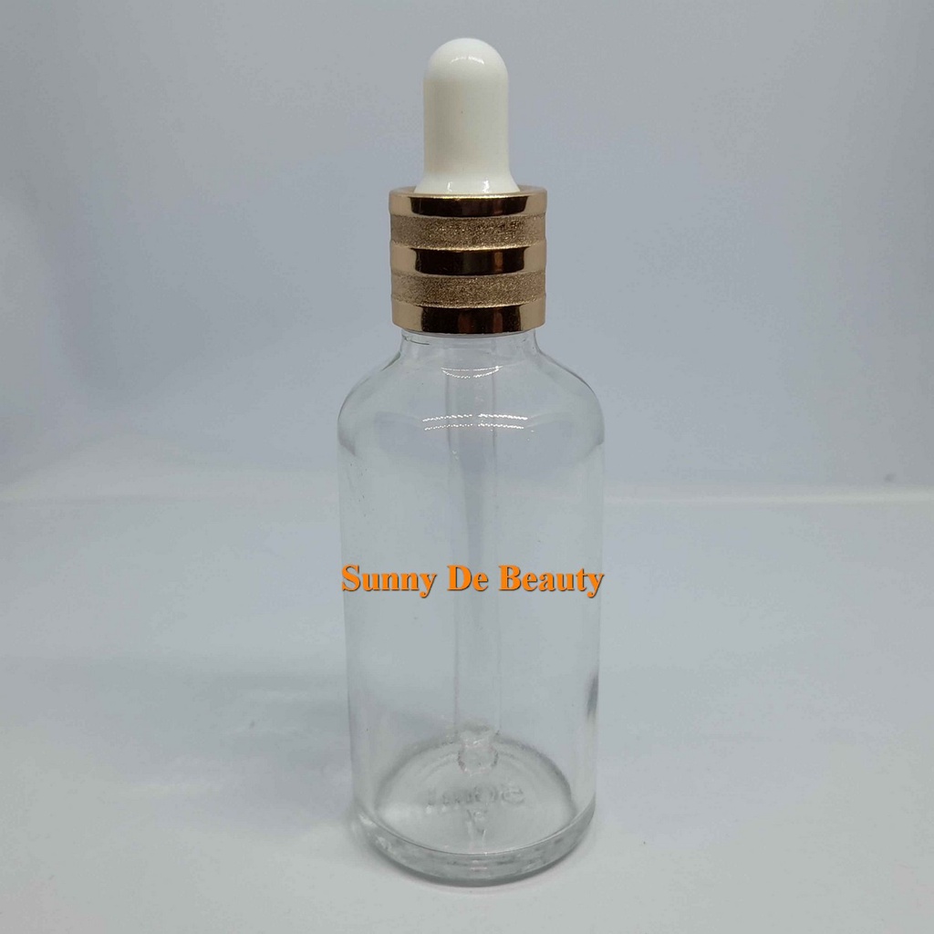 Jual Botol Kaca 50 ml Clear Original Br Tutup Alumunium Combo Pipete ...