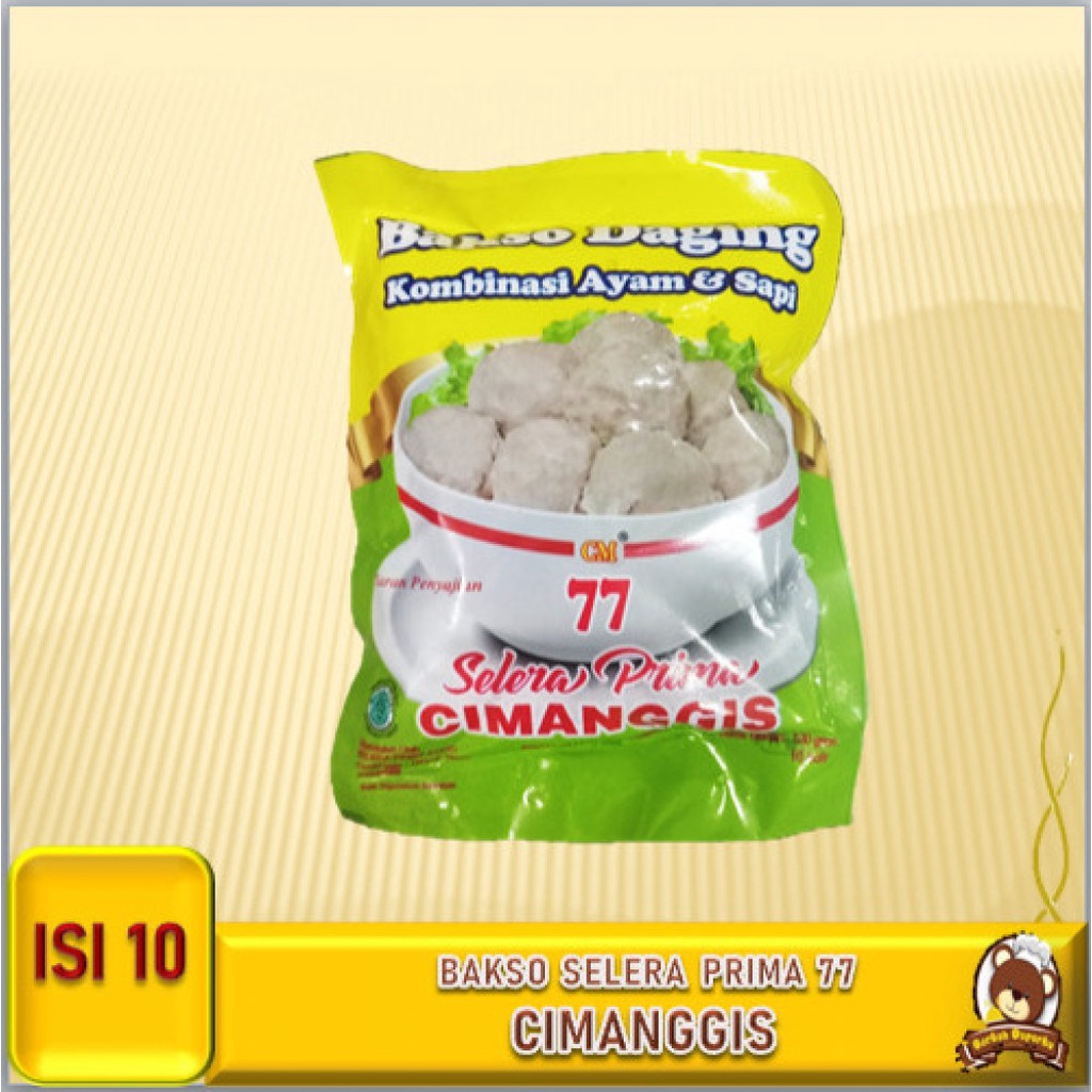 Jual Cimanggis Bakso Sapi Selera Prima 77 Isi 10 | Shopee Indonesia