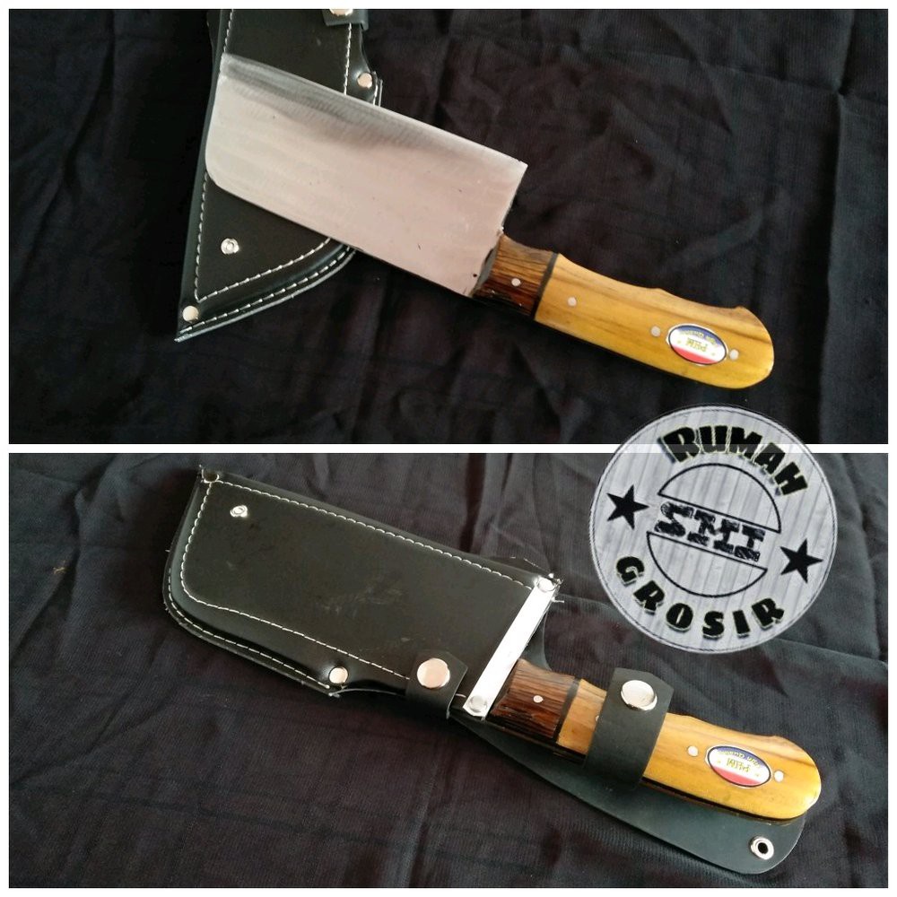 Jual Golok Cincang Golok Cacah Chopper Daging Tulang Kalep Hitam Baja ...