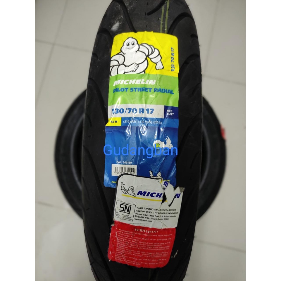 Jual PILOT STREET RADIAL 130 70 R17 Ring 17 MICHELIN Ban luar Moge FREE ...