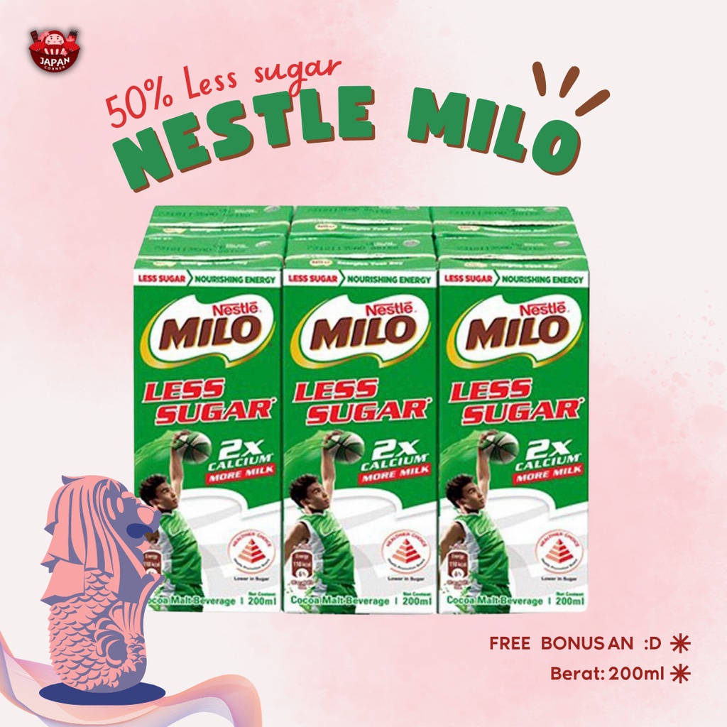 Jual Nestle milo 50% less sugar | Shopee Indonesia