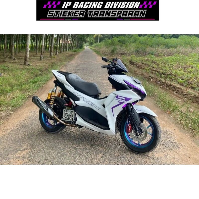 Jual STRIPING STICKER TRANSPARAN AEROX NEW/CONNECTED NVX 155 GRADASI ...