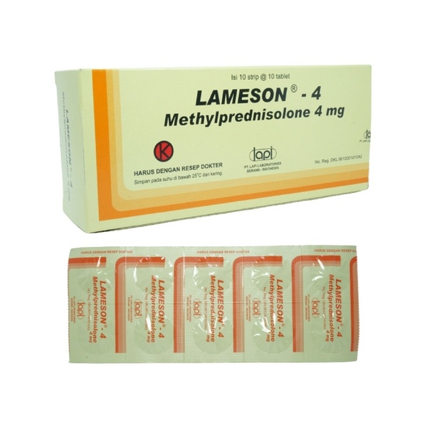 Jual LAMESON 4MG 1 STRIP 10 TABLET | Shopee Indonesia