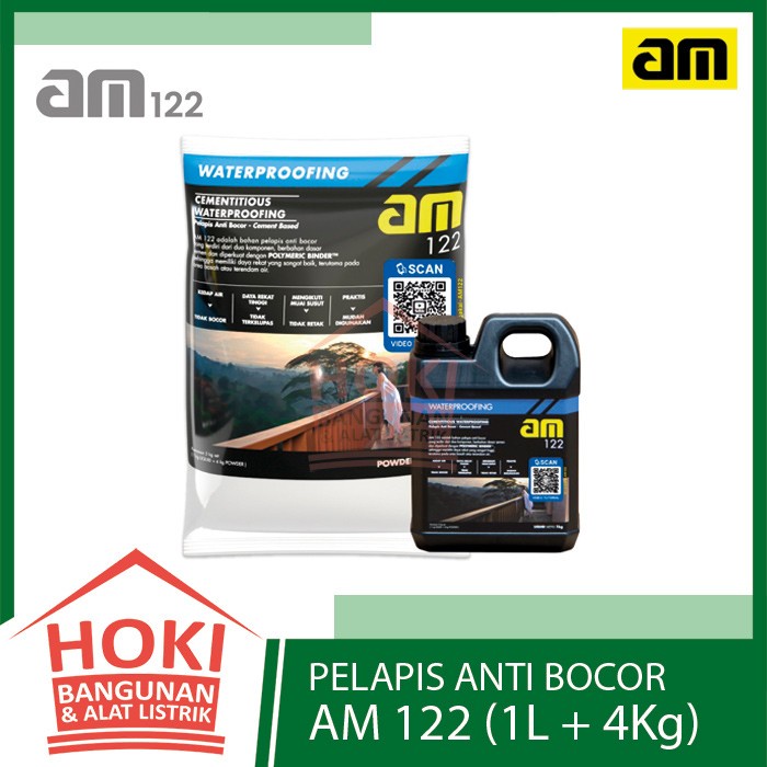 Jual PELAPIS ANTI BOCOR AM 122 5Kg Set | 1 Liter + 4Kg Semen ...