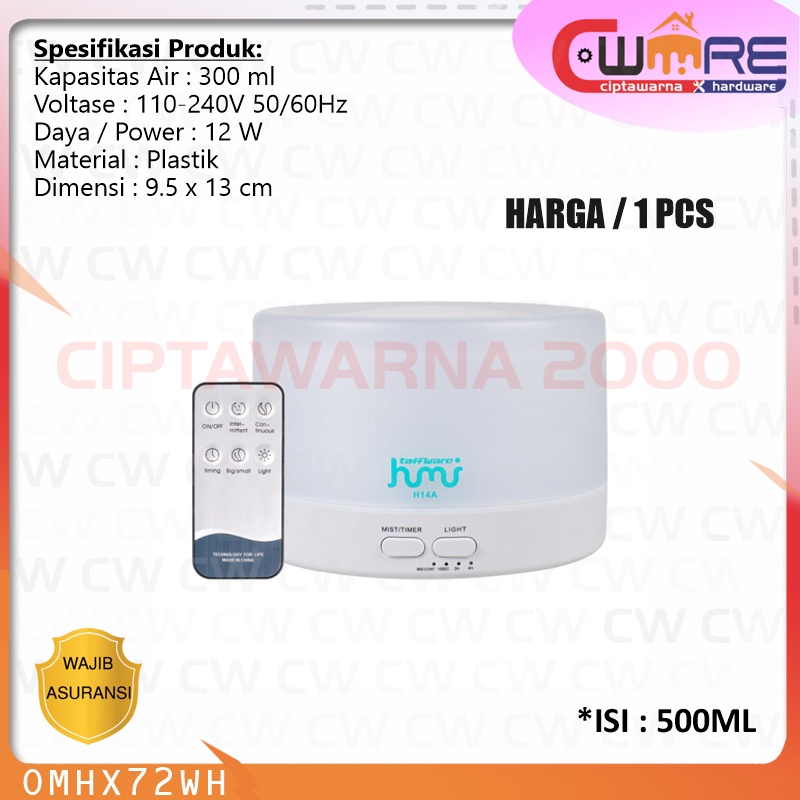 Jual Air Humidifier 500ml + Remote Control Pelembab Aroma Terapi - BDB ...