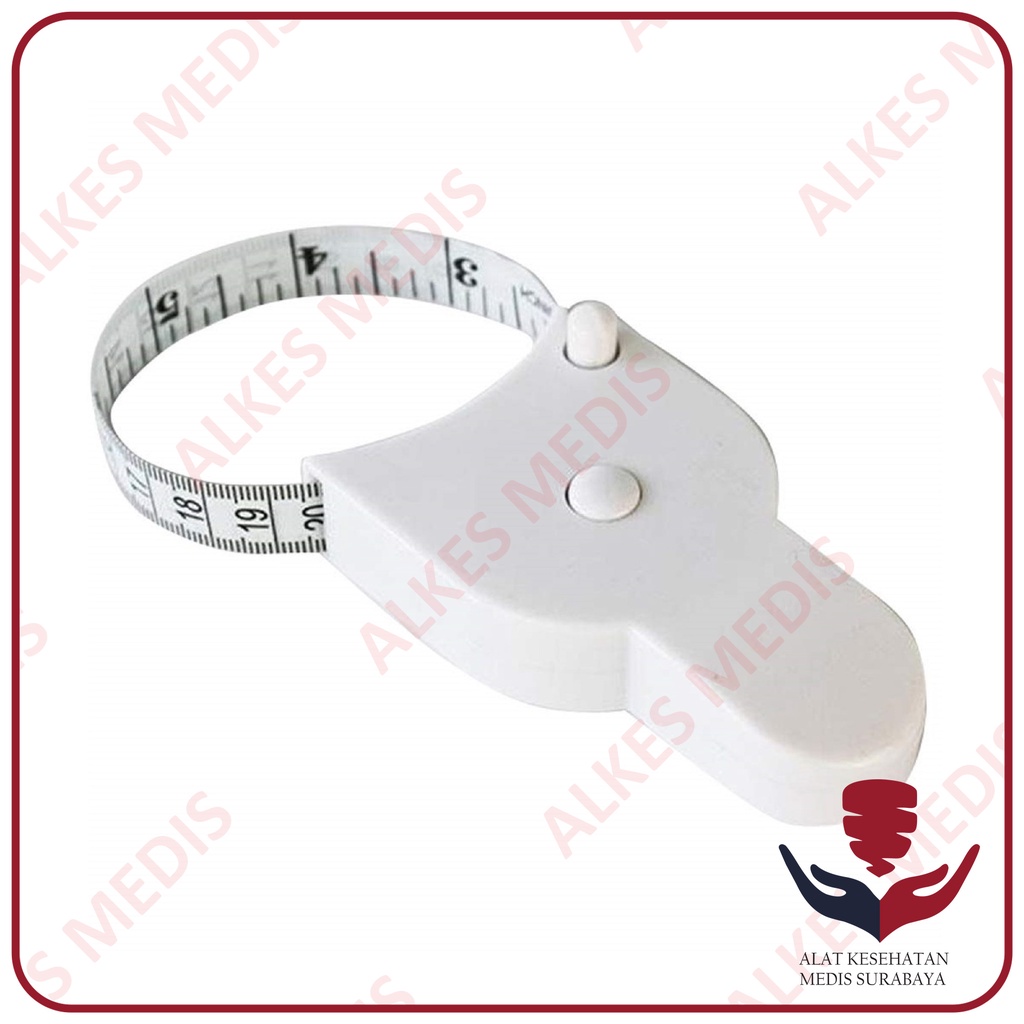 Jual Waist Ruler Pengukur Lingkar Perut Alat Ukur Meteran Badan ...